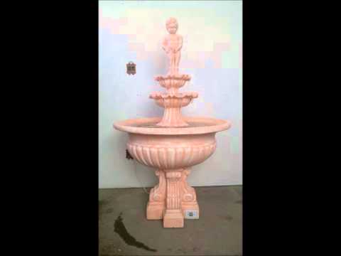 Fonte Taça Gigante com 2 Quedas e Menino Xixi