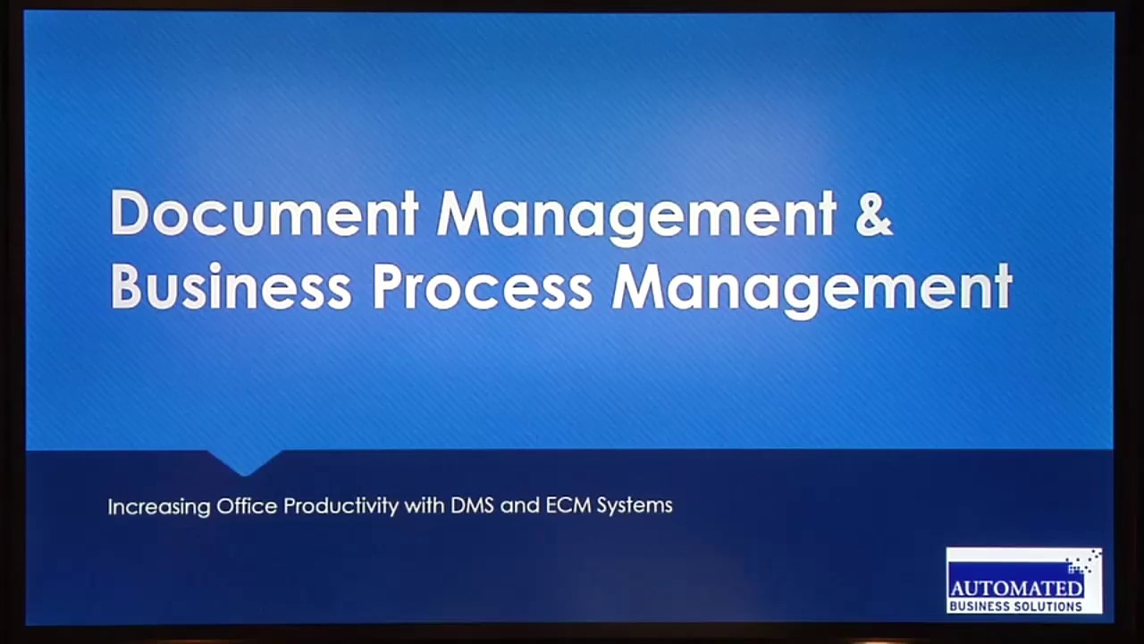 Document Management With LaserFiche - YouTube