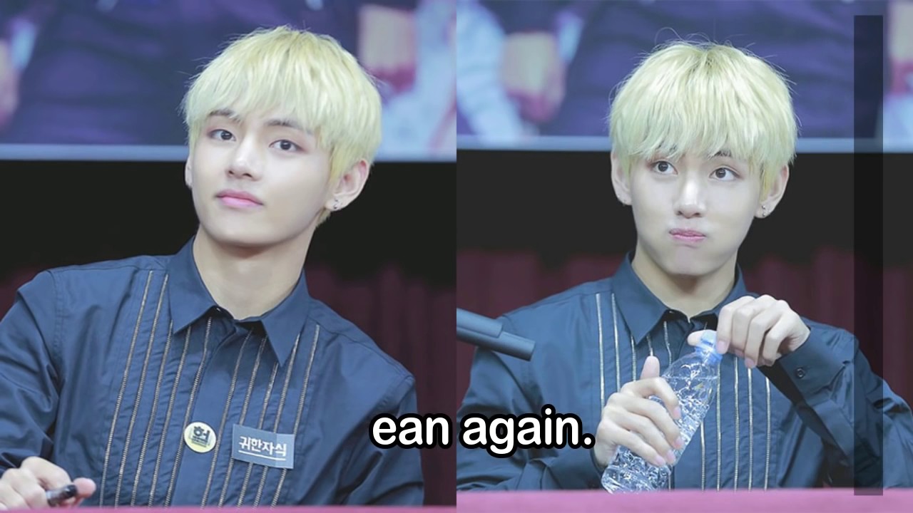 Fan Meeting - BTS V Shows Affections to a Fanboy at a Recent Fan ...