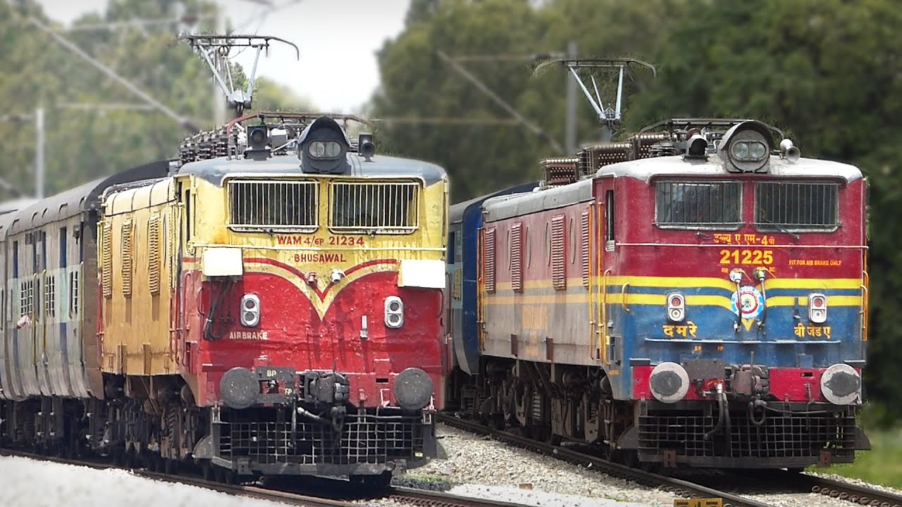 On The Verge Of Extinction OLDEST Locomotive WAM4 : Indian Railways ...