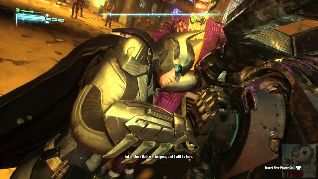 Batman Arkham Knight Batman Dives Into Fear Gas Cutscene Youtube
