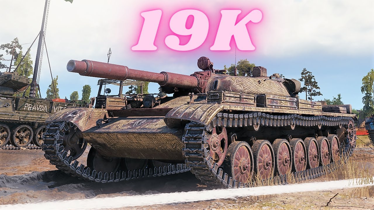 T-100 LT 19K Spot Damage World of Tanks , WoT Replays tank game - YouTube