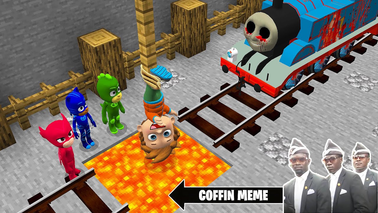 TRAPS for PAW PATROL & Pj MASKS vs THOMAS THE TANK ENGINE.EXE in ...