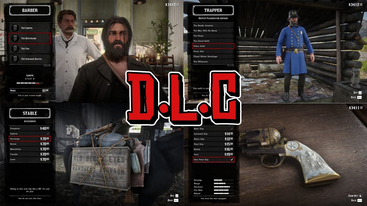 สอนลง Mod DLC | เพิ่มเสื้อผ้า, ทรงผม, อานม้า, ด้ามปืน | Red Dead ...