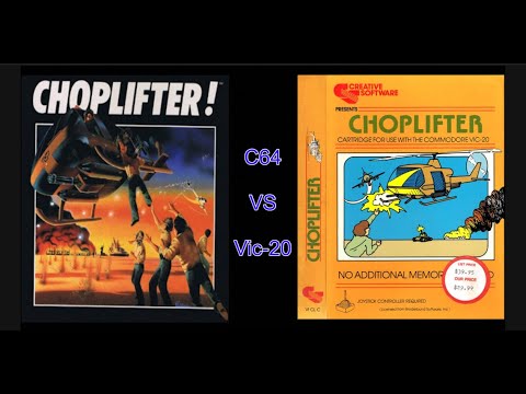 Choplifter C64 vs Vic20 Version comparison - YouTube