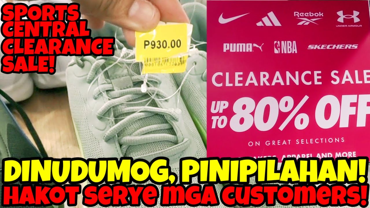SPORTS CENTRAL CLEARANCE SALE - YouTube