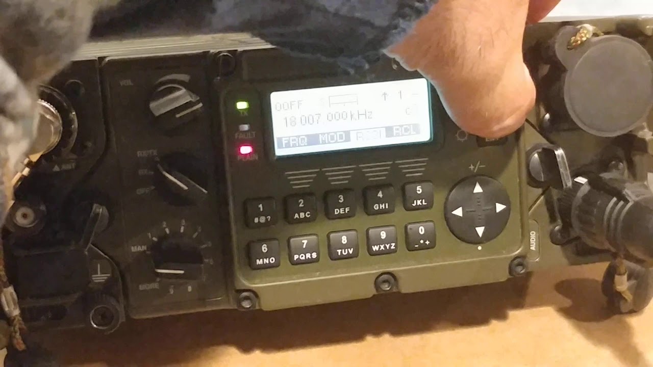 R&S M3TR HF Radio Operation Part 2, Operation with level 2 password ...