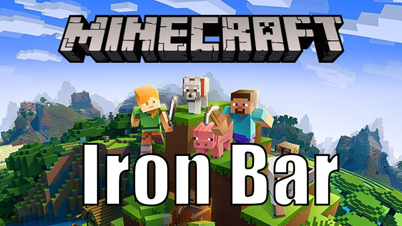 Minecraft: How to craft Iron Bar! - YouTube