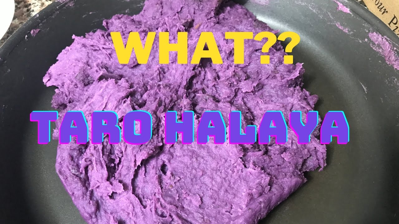 HOW TO COOK TARO LIKE UBE HALAYA💜 - YouTube