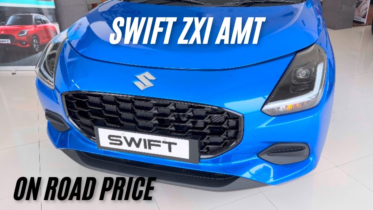 swift zxi amt 2025 petrol prime luster blue colour 8.79 lakh Detail ...