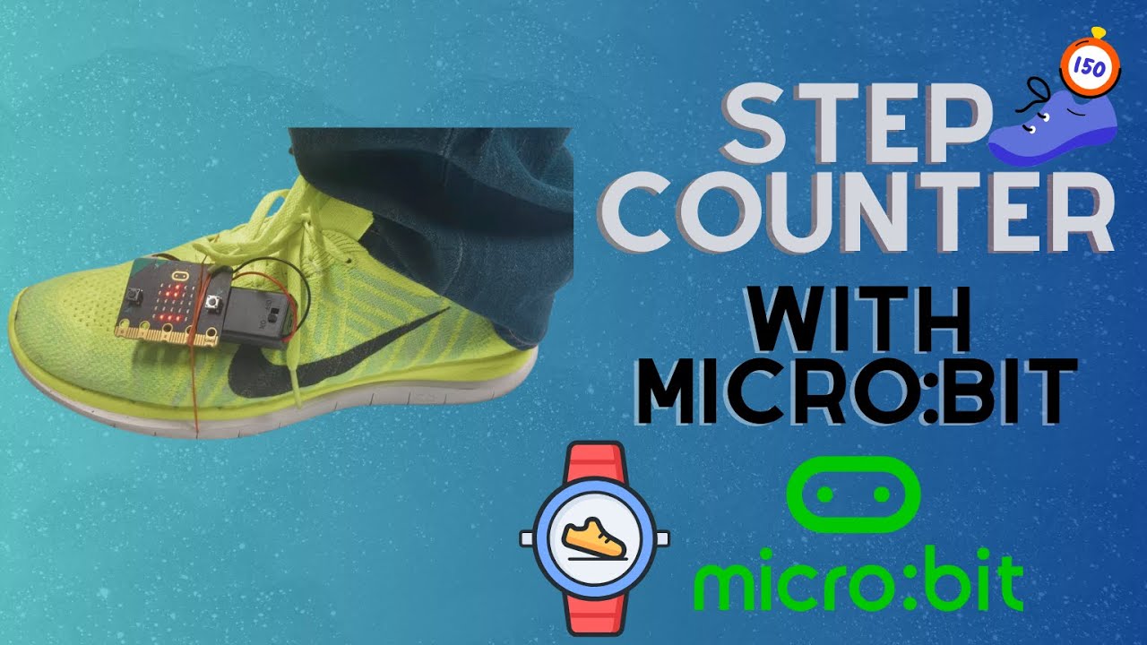 เครื่องนับก้าวเดินด้วยบอร์ดไมโครบิต (Step Counter With Micro:bit) - YouTube