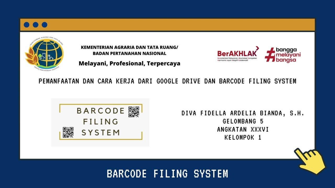 Barcode Filing System_Diva Fidella Ardelia Bianda_G5A36K1 - YouTube