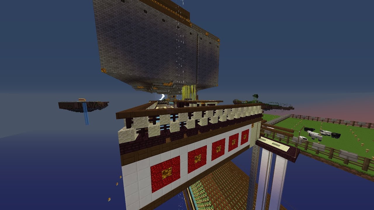 Minecraft ][ Xerox ][ Sziget világ (sky) ][ MOB-trap és kaktusz farm ...