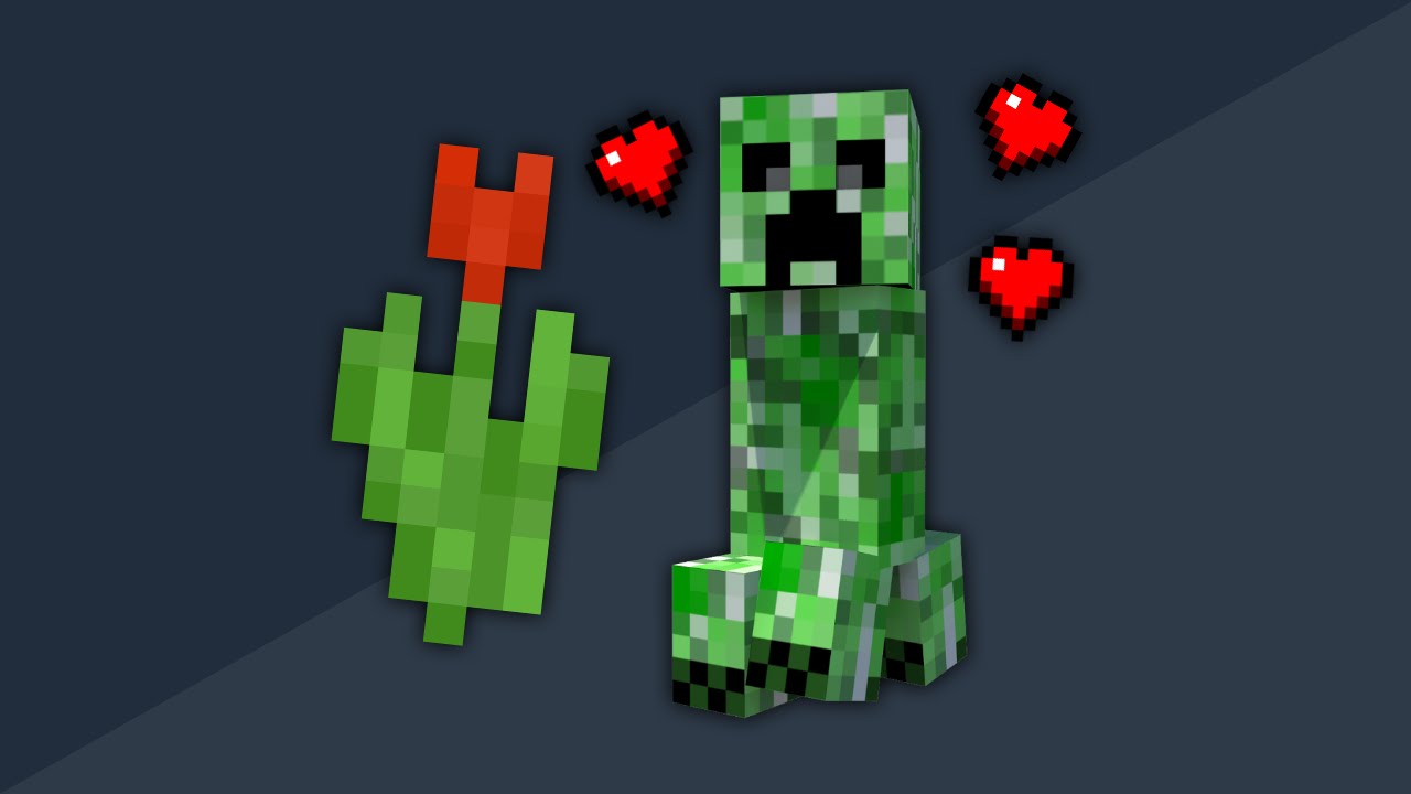 How to tame a creeper - YouTube