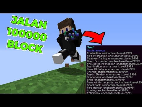 Minecraft Tapi Setiap Aku Berjalan Item ku Di Enchant