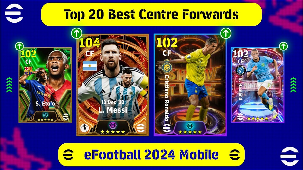 Top 20 Best Centre Forwards ( CF ) In eFootball 2024 Mobile || Best CF ...