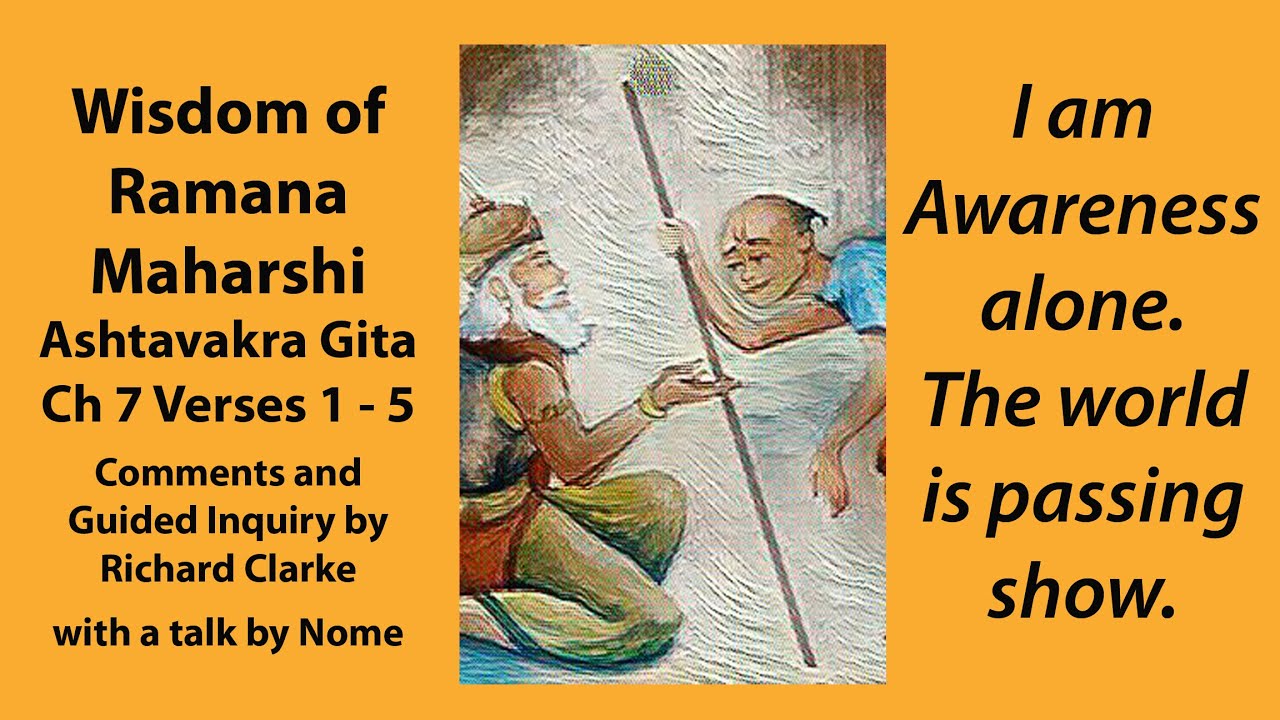I am Awareness alone. The world is passing show.- Wisdom of Ramana ...