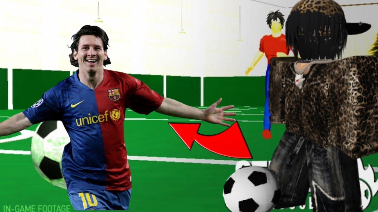 Becoming Lionel Messi in Realistic Street Soccer (Roblox) - YouTube