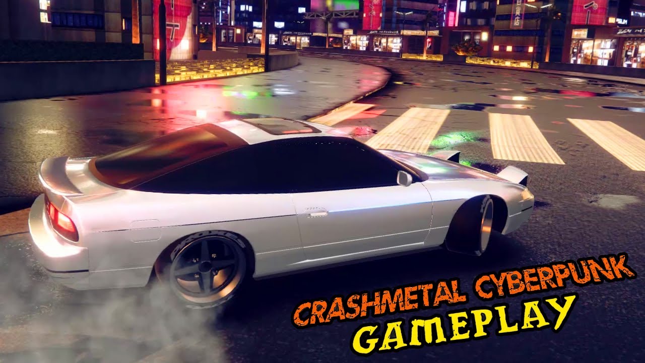 CrashMetal - Cyberpunk Gameplay | Arcade Drifting | PC Steam 4K - YouTube