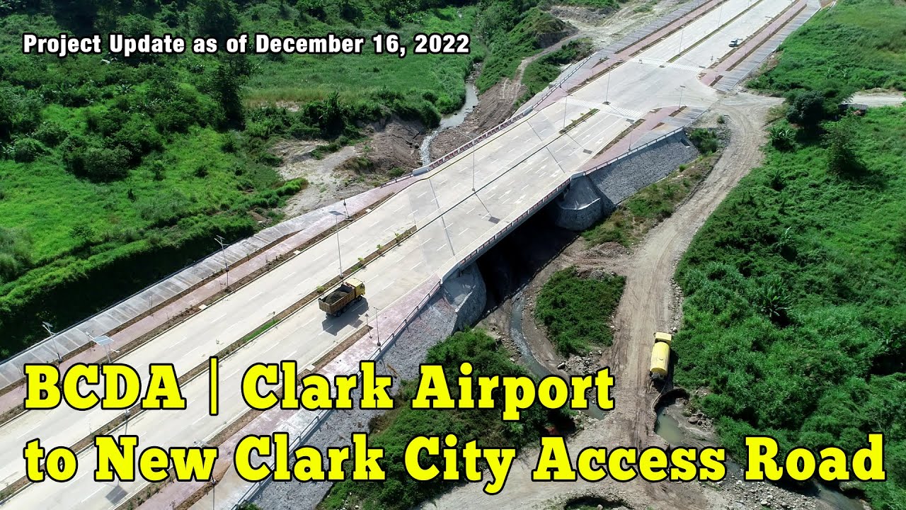 BCDA | Clark Airport to New Clark City Access Road project update as of ...