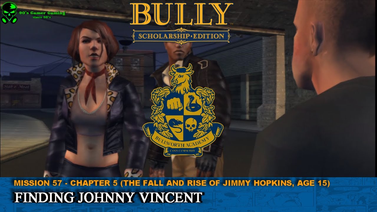 Finding Johnny Vincent - Mission #57 - Bully: Scholarship Edition - YouTube