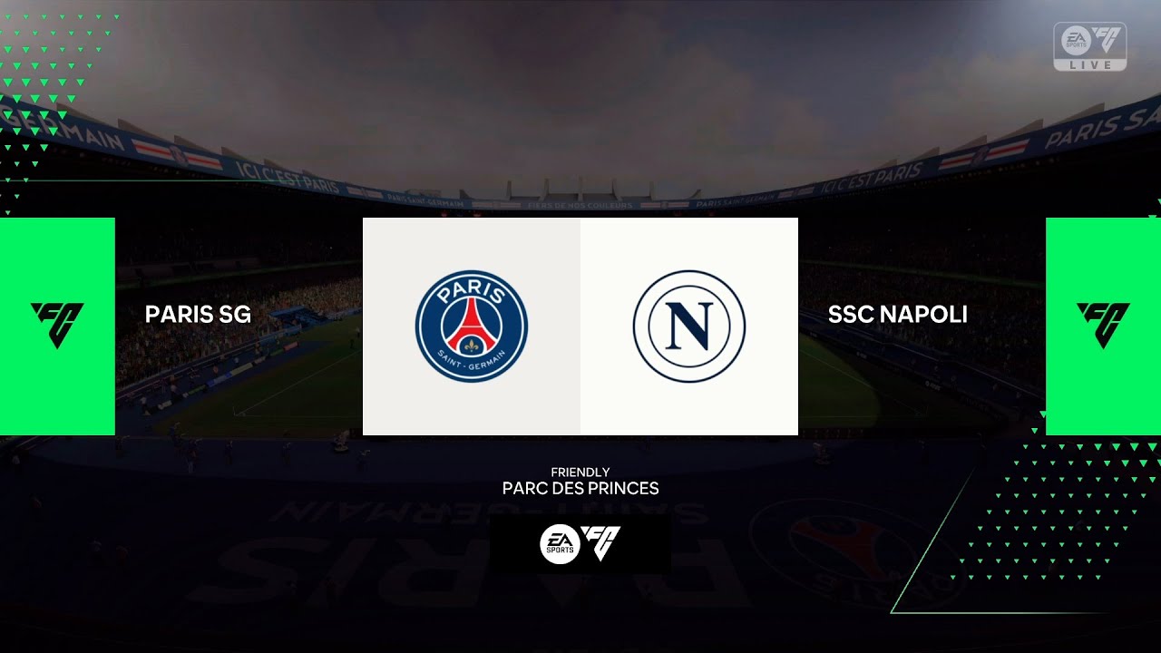 PSG vs NAPOLI | Friendly Match | FC 25 - YouTube