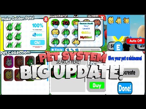 BIG UPDATE!! (Pet System) - Roblox Studio - YouTube