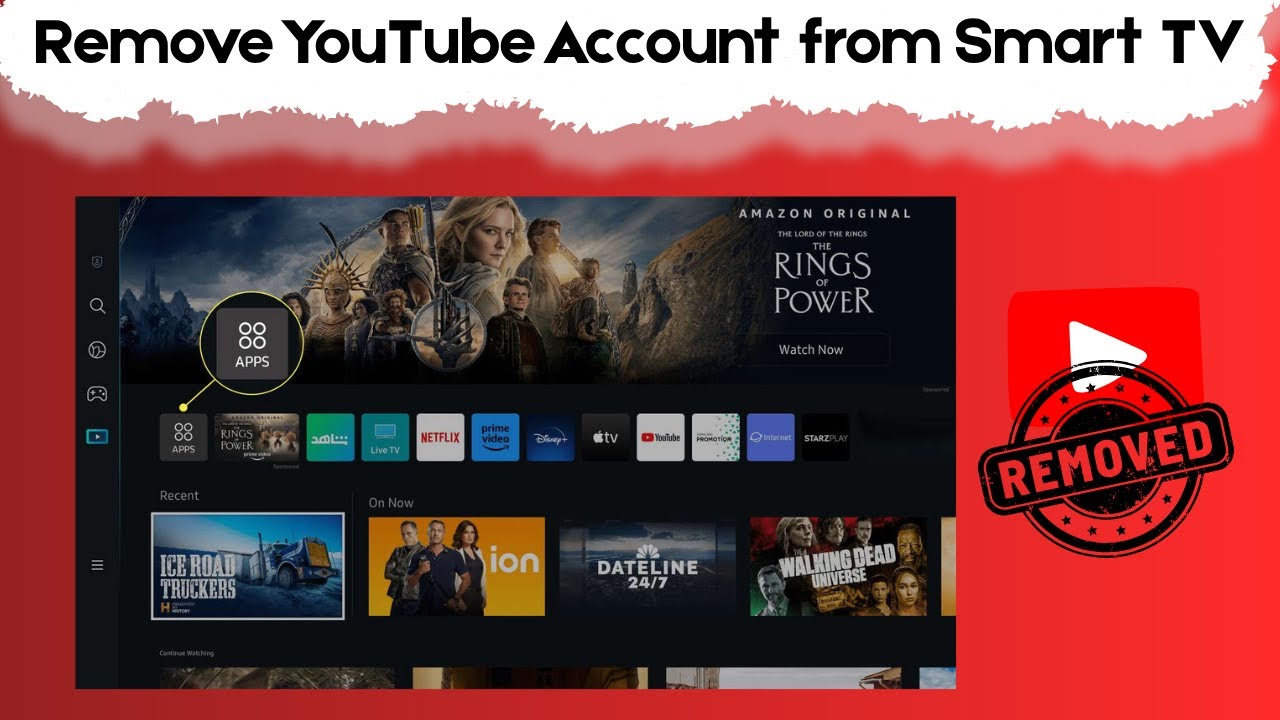 How to Remove YouTube Account from any Smart TV? - YouTube