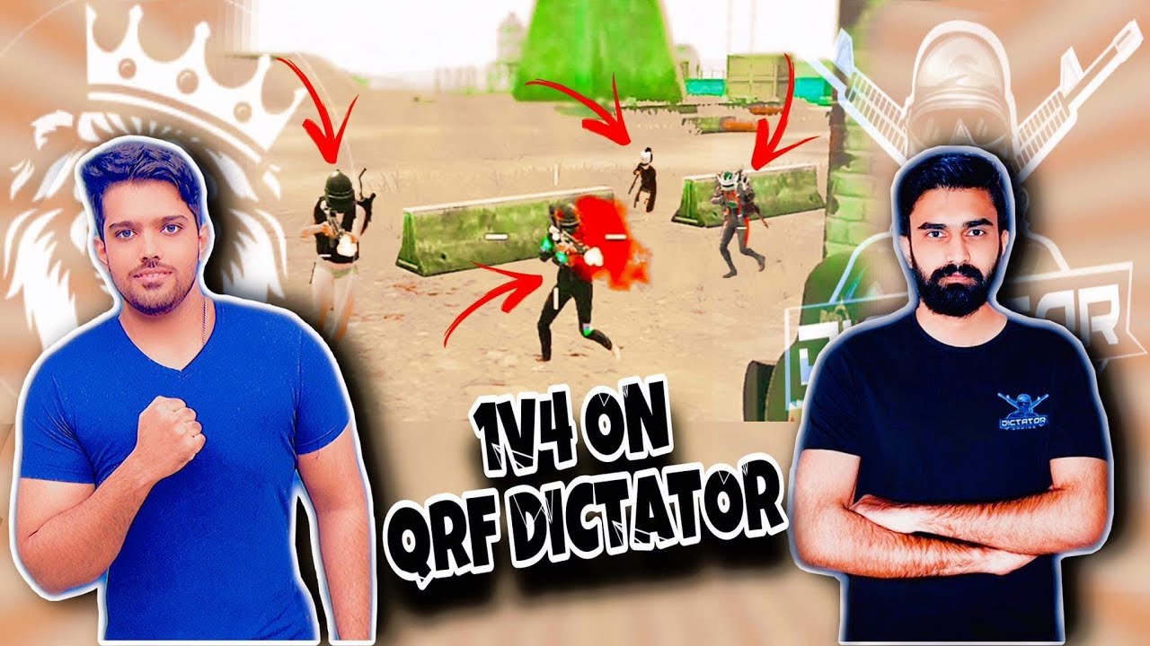 1v4 ON TEAM QRF DICTATOR | EVENT FINALS | PUBG MOBILE | TEAM STAR - YouTube
