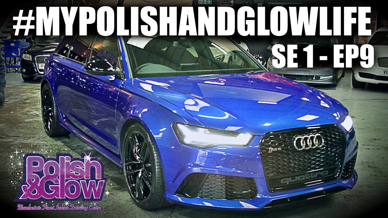 Blue Audi RS6 Headlight, Tailight & Badge Tint Transformation | P&G ...