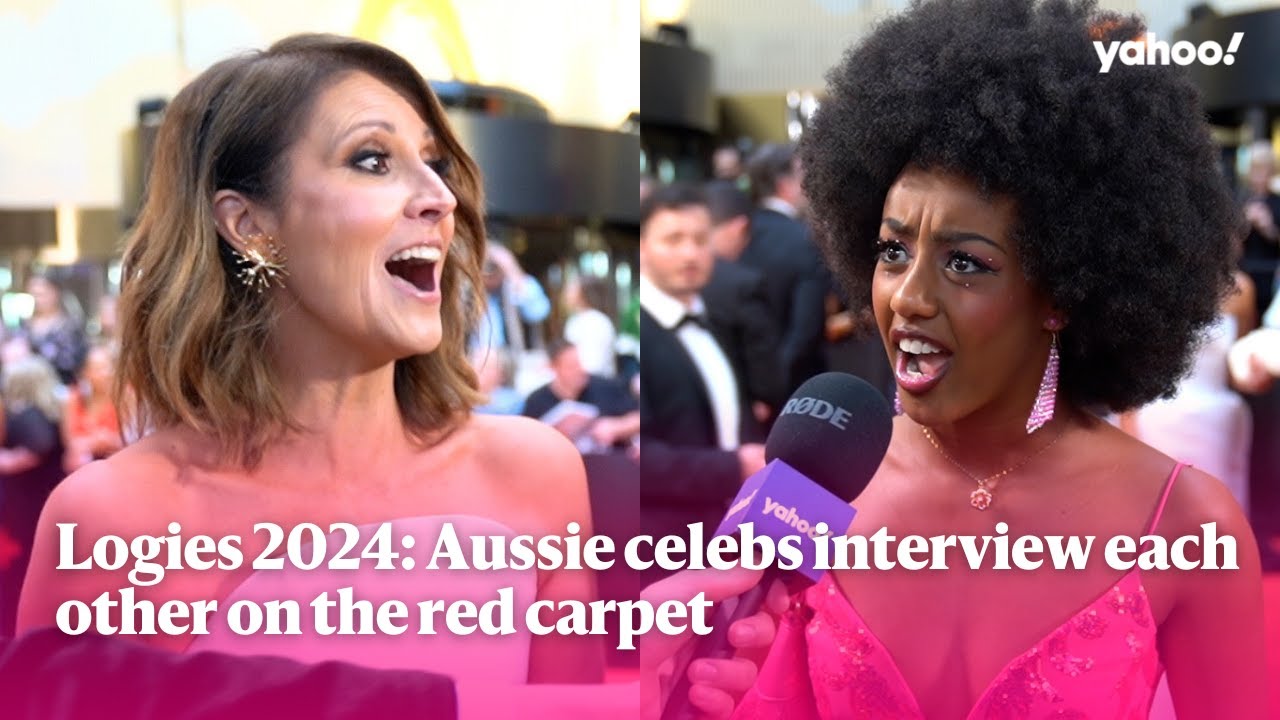 Logies 2024: Aussie celebs interview each other on the red carpet ...