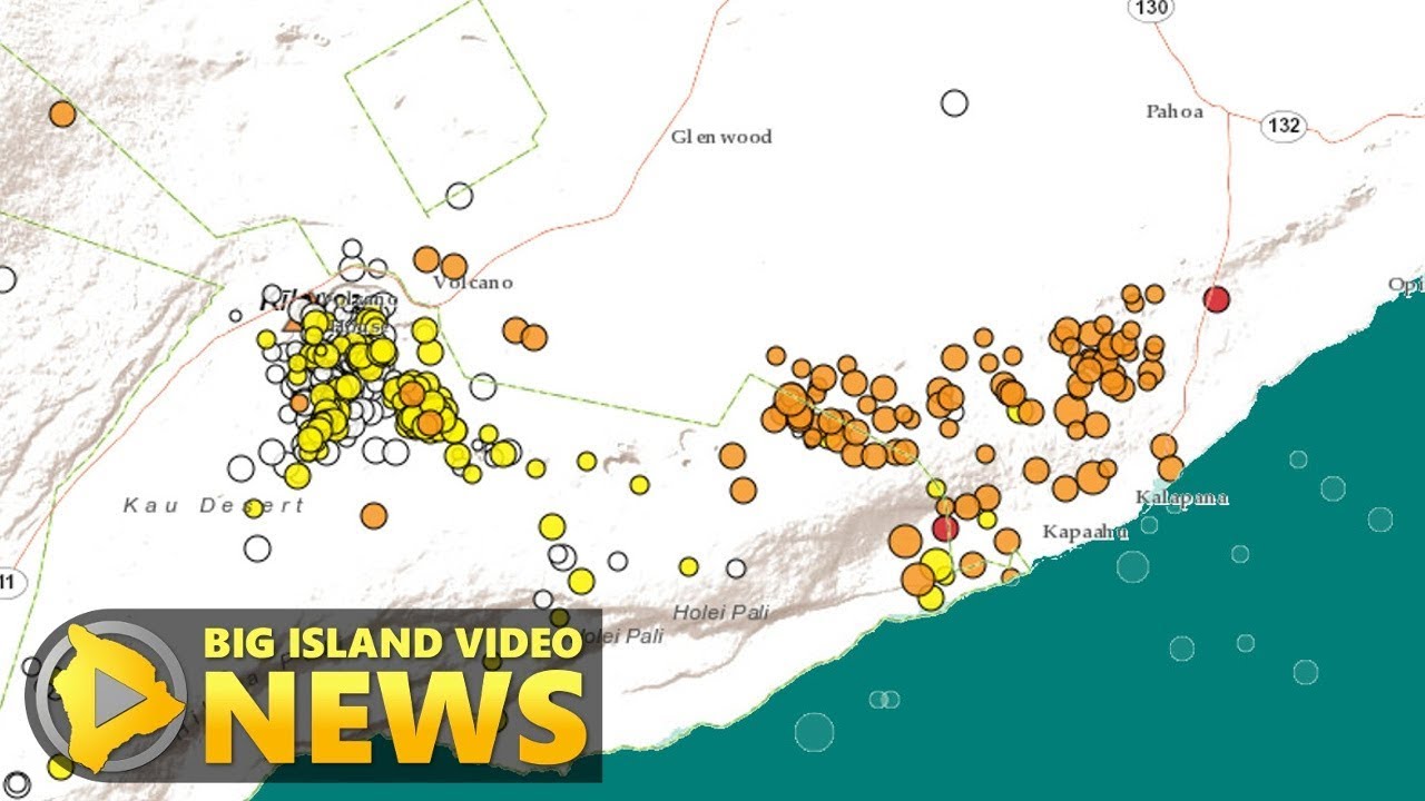 Kalapana Lava Viewing Closed Due To Earthquakes In Puna (May 1, 2018 ...