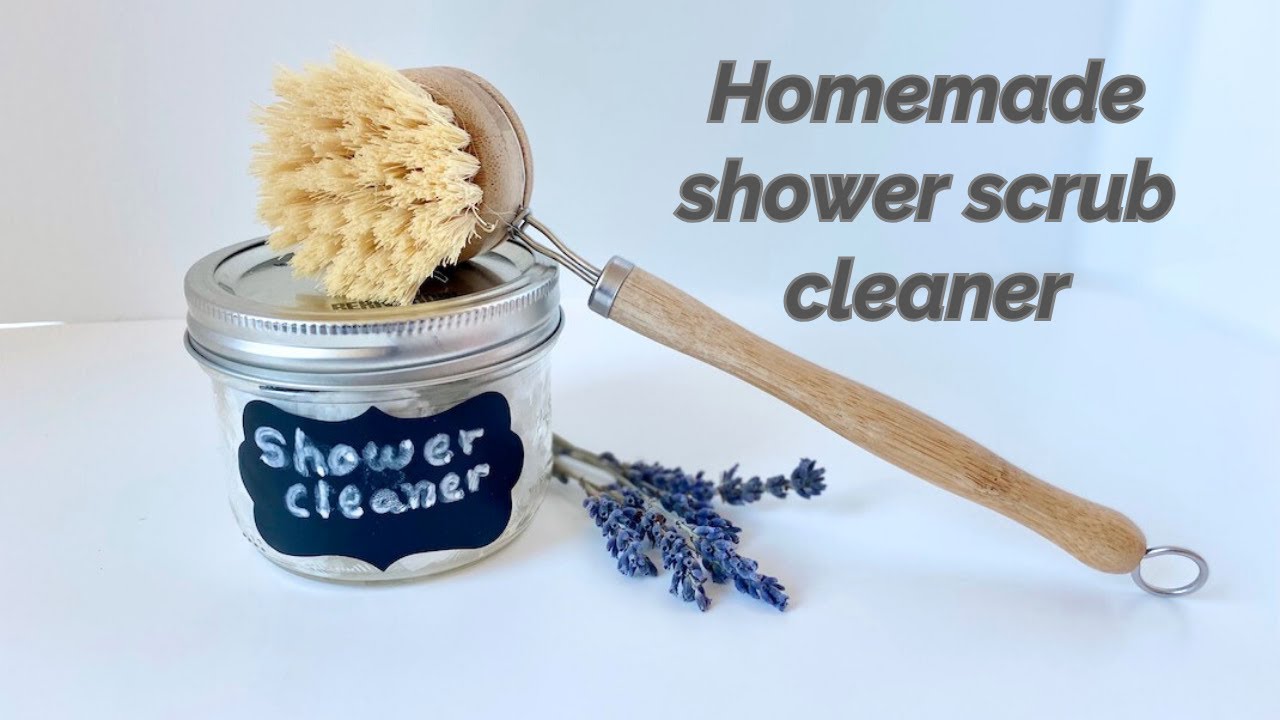 Homemade Shower Scrub Cleaner 🦋 - YouTube