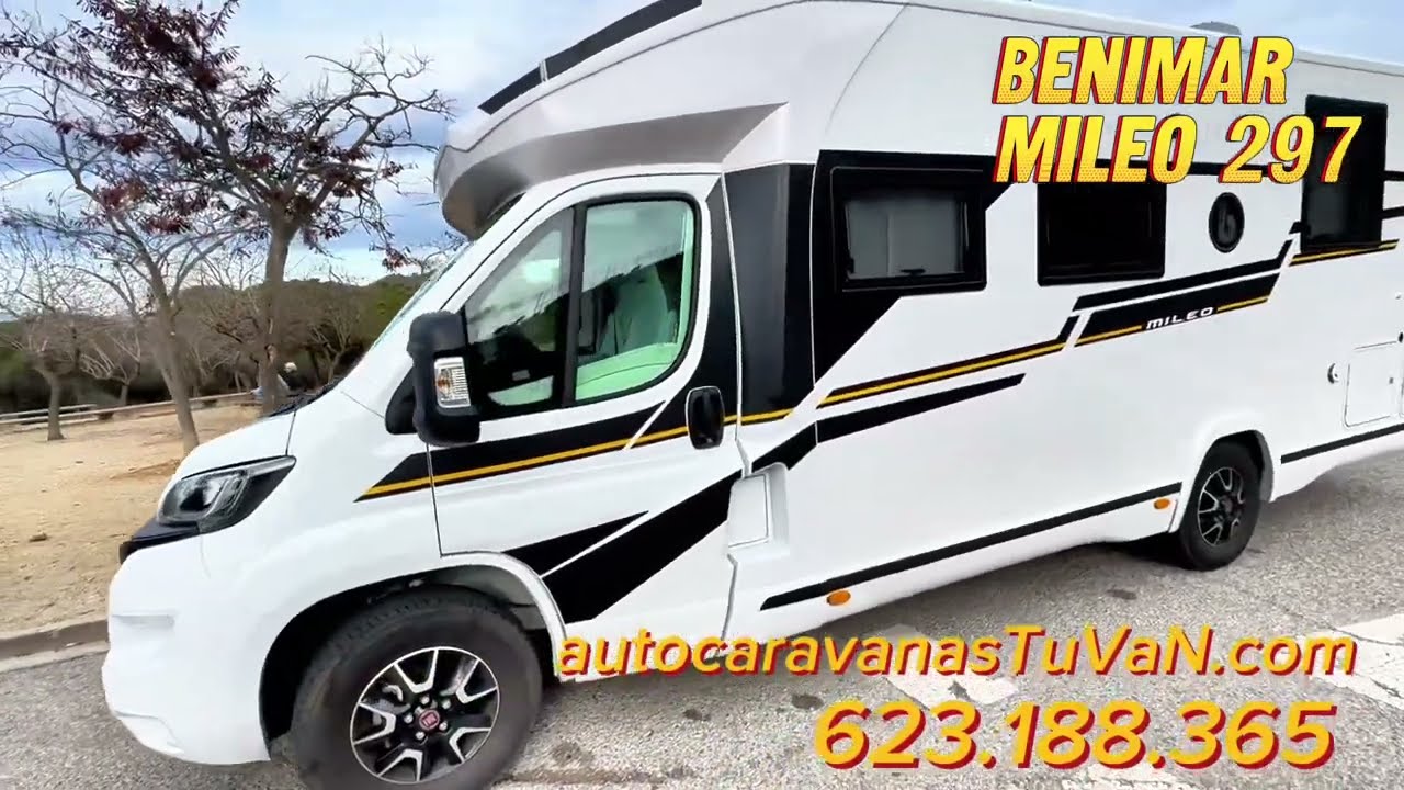 Autocaravana perfilada Benimar Mileo 297 año 2024 - YouTube