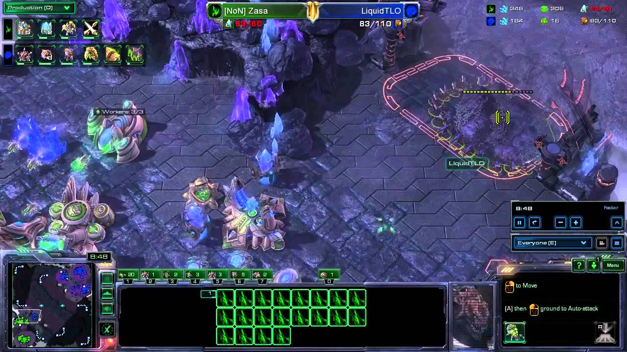 SC2 TLO vs Zasa Starcraft 2 - YouTube