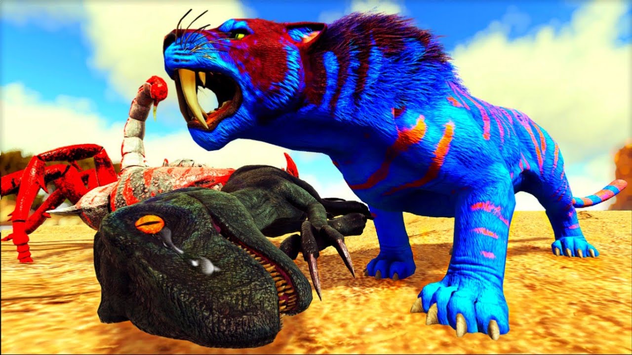 Raptor Blue: Me Feri Gravemente Ensinando o Baby T-Rex a Caçar! Ark ...