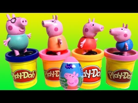 Play Doh Peppa Pig Play Dough Mummy Pig Stamp by Lababymusica - YouTube