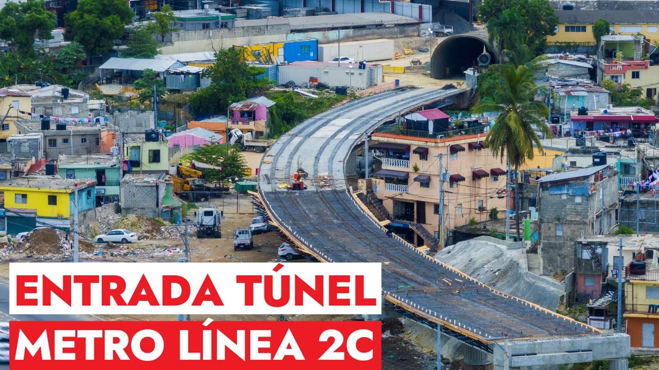 METRO LINEA 2C DESDE PROLONGACION 27 DE FEBRERO HASTA KM9 - YouTube