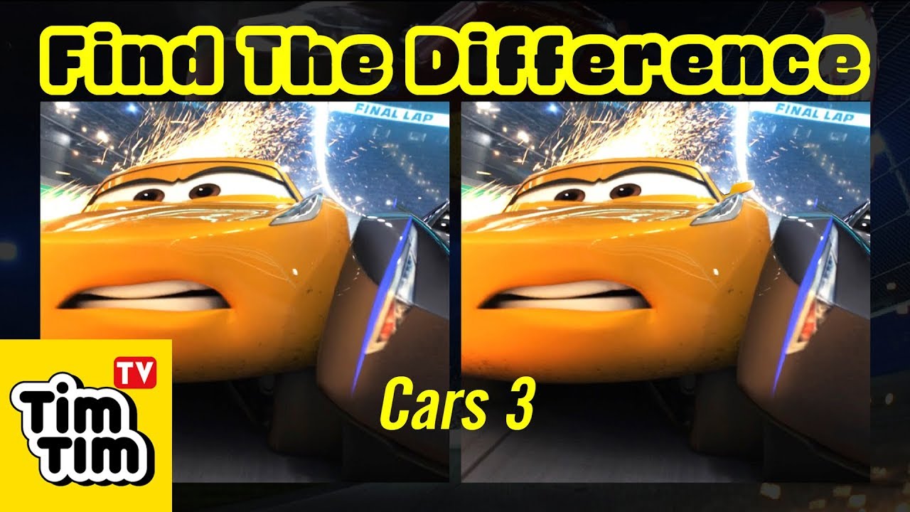 Find The Difference Cars 3 (#2) - Only Genius Can Solve These in 20 ...