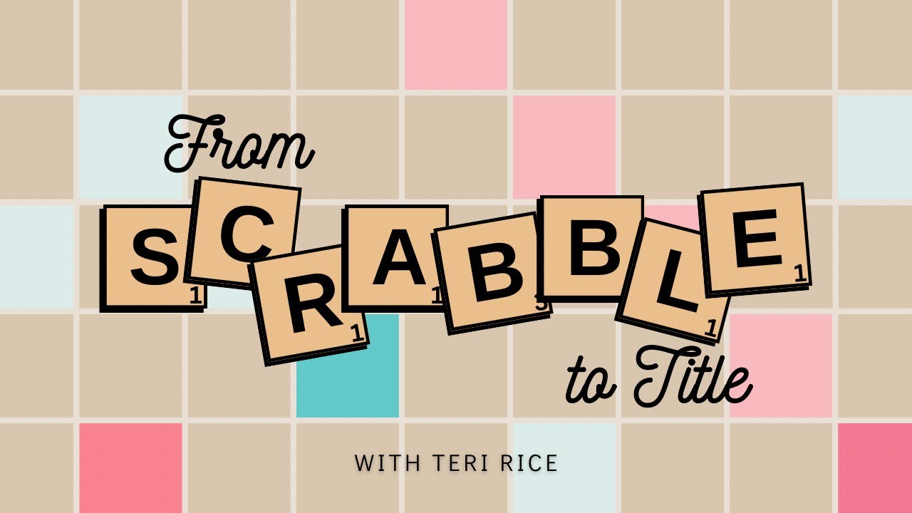 From Scrabble to Title | Hijacked- Scrapbook Process Video - YouTube