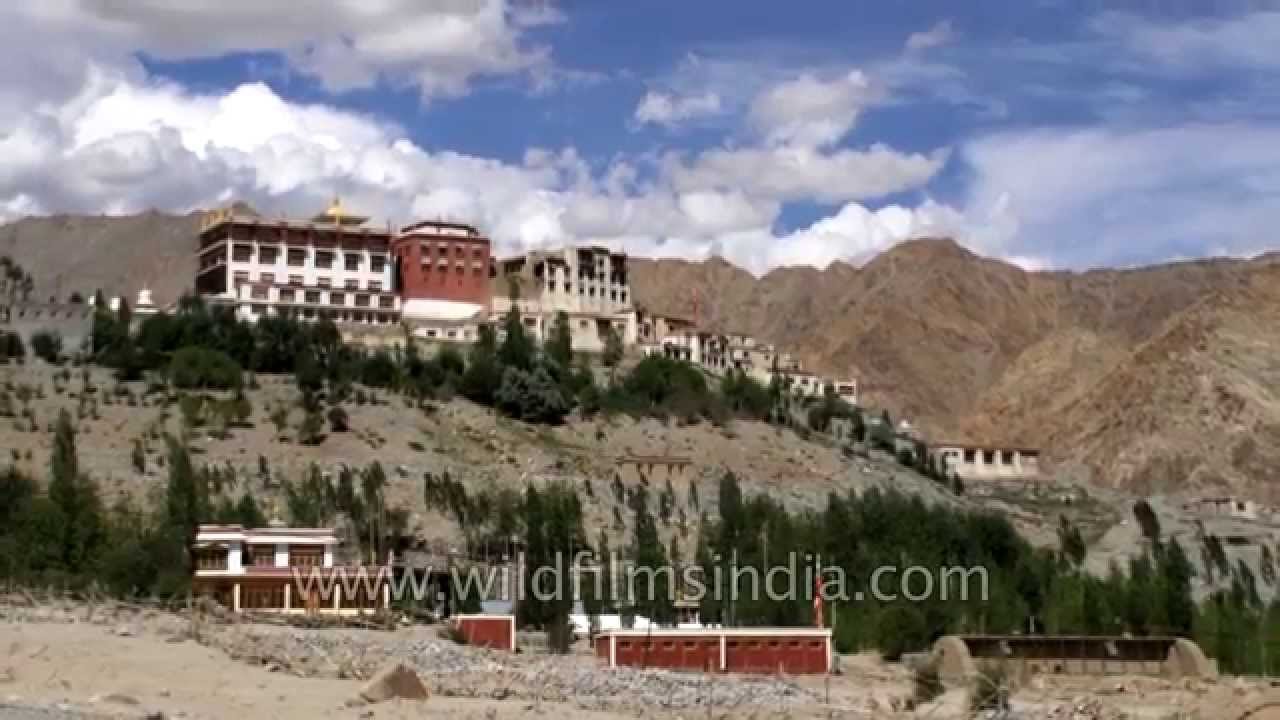 Phyang Monastery on a hilltop in Leh, India - YouTube