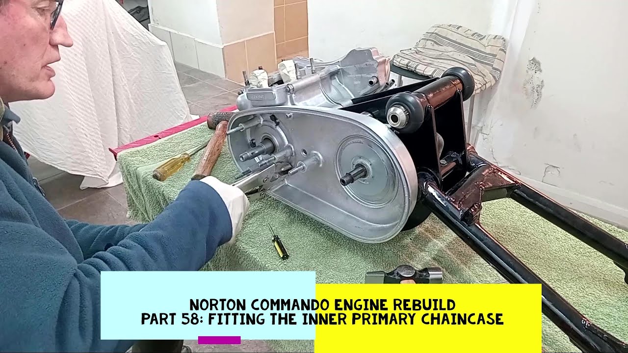Norton Commando Engine Rebuild. Part 58: Fitting the Inner Primary ...
