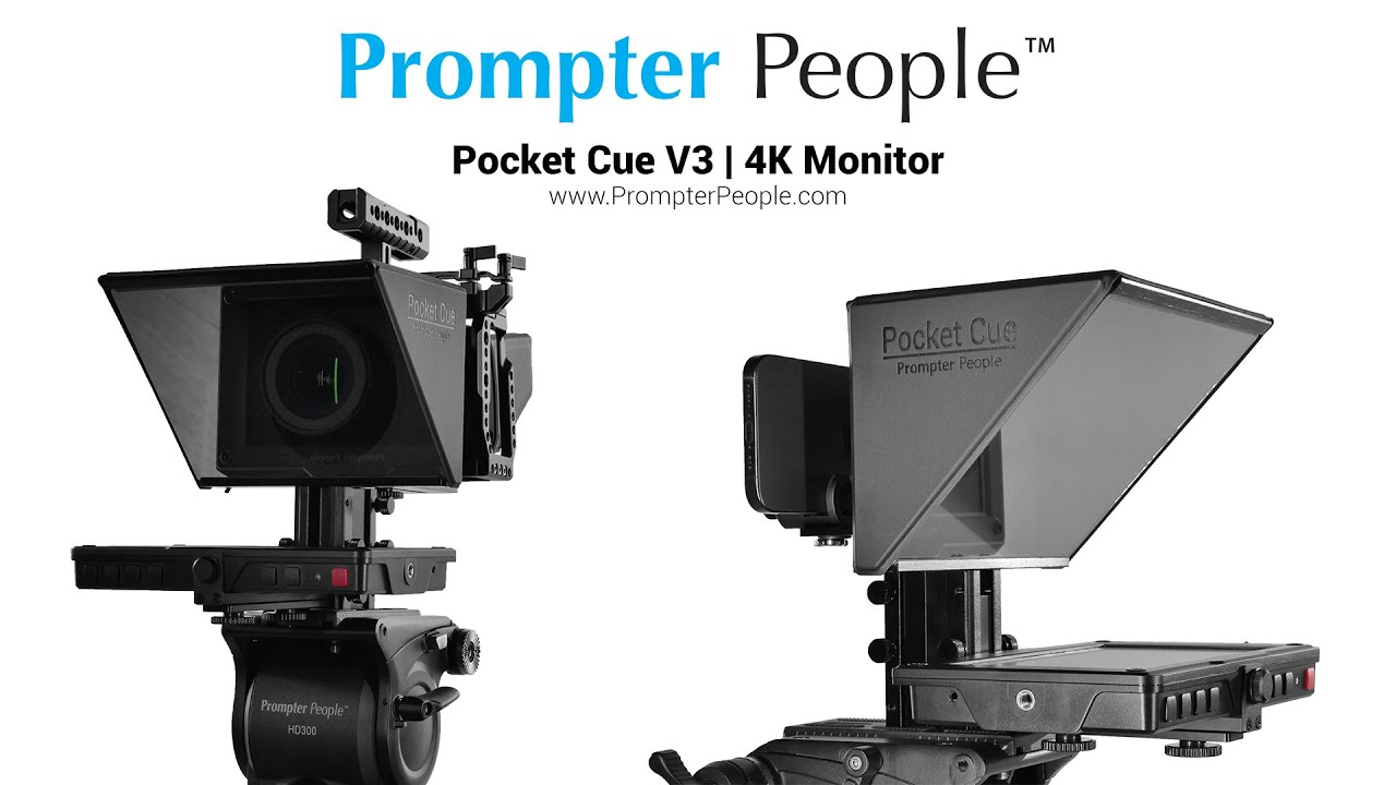 Pocket Cue V3 4K | 1800 NIT Monitor and Smartphone Prompter - YouTube