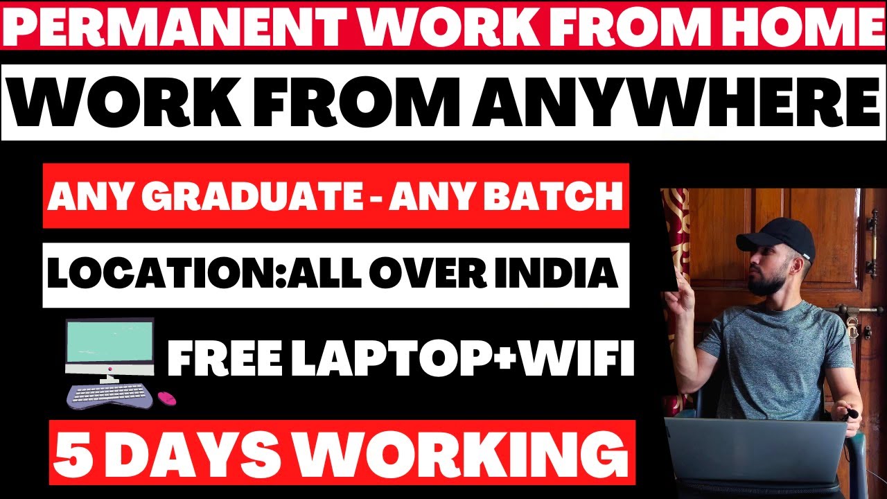 Work From AnyWhere You Want | Work From Home Jobs | Earn Money Online ...