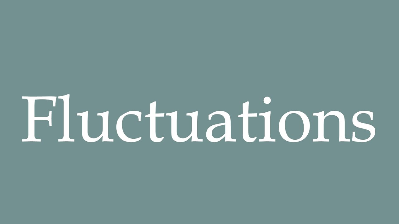 How to Pronounce ''Fluctuations'' Correctly in French - YouTube