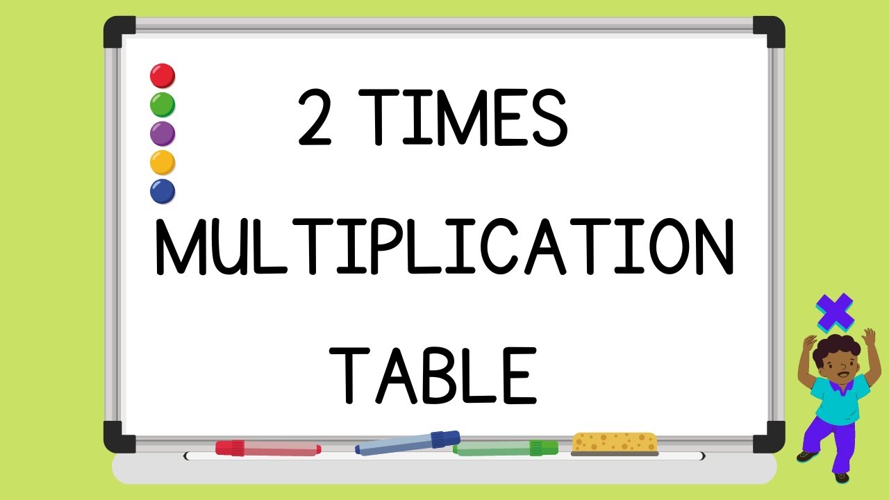 2 Times Table | Multiplication & Skip Counting by 2 | Math for Kids ...