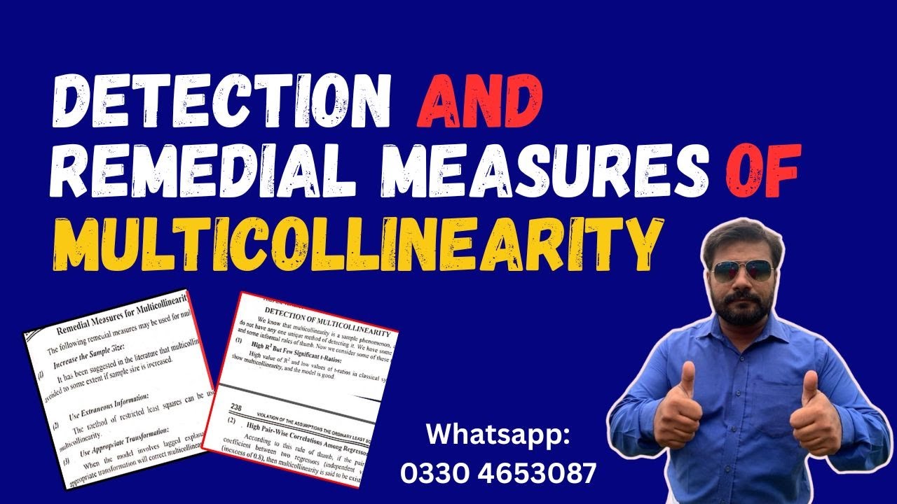 Detection and Remedial Measures of Multicollinearity | Easy ...