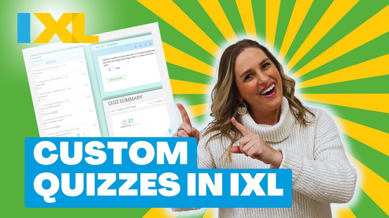 Custom Quizzes in IXL - YouTube