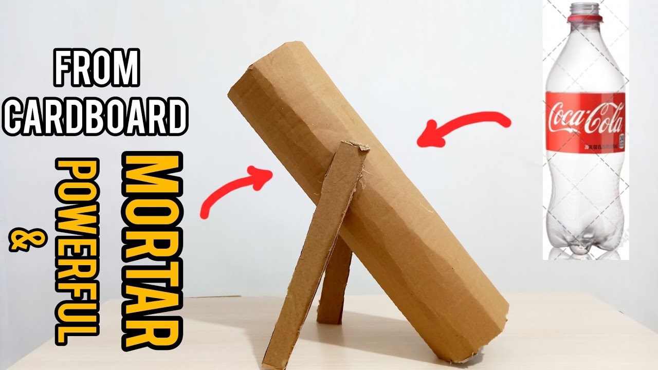 Making a war mortar at home with cardboard in 1 minute - YouTube