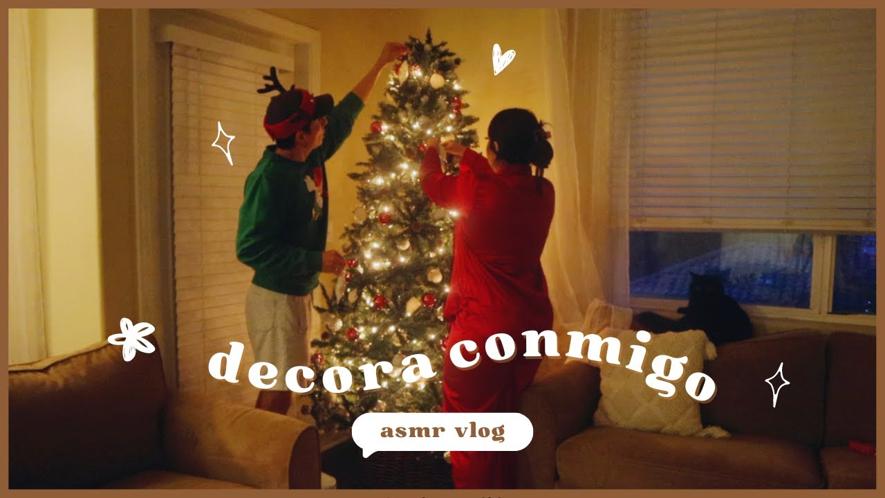 ASMR VLOG | DECORA CONMIGO PARA LA NAVIDAD (whispered voice over) - YouTube